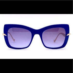 caroline abram | Accessories | Caroline Abram Paris Rhoda Blue Gold ...